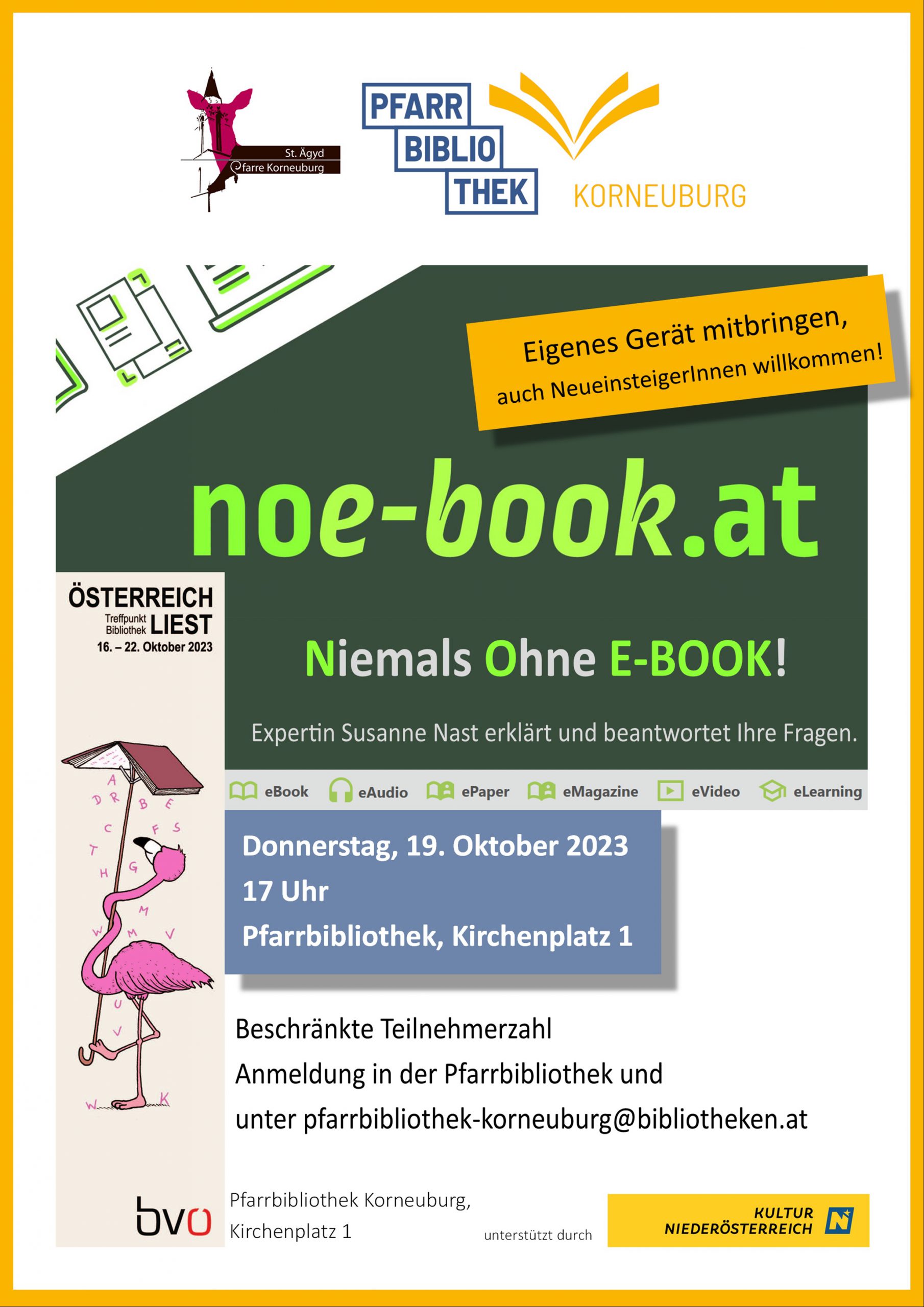 Niemals Ohne E-BOOK! – Informationsveranstaltung zu noe-book.at ...